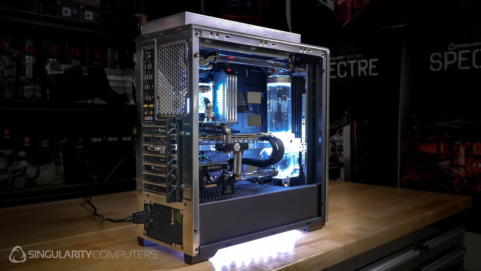 Build #57 Shadow Chrome Phanteks P400 Build - Singularity Computers