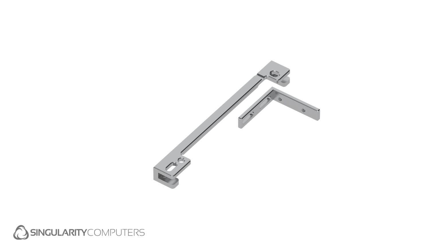 Spectre 1st Vertical GPU Mount – Silver - Singularity Computers