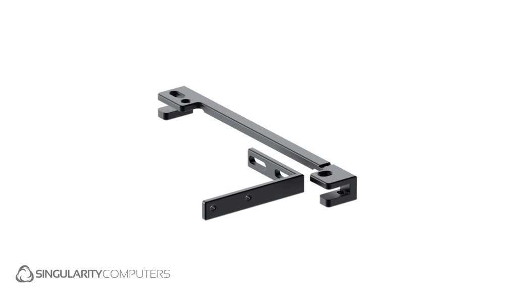 Spectre 2nd Vertical GPU Mount – Black - Singularity Computers