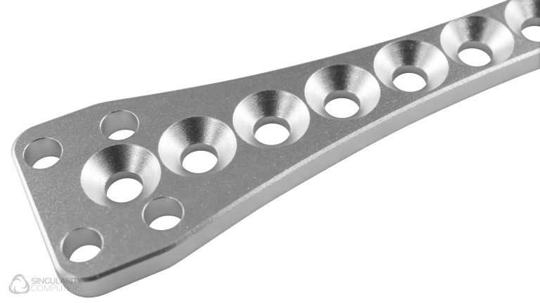 Universal Back Plate Silver - Singularity Computers