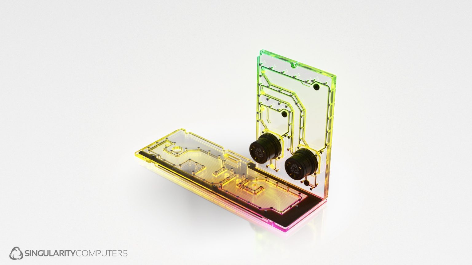 Caselabs SMA8 Dual Loop Distribution Plate Set - Singularity Computers