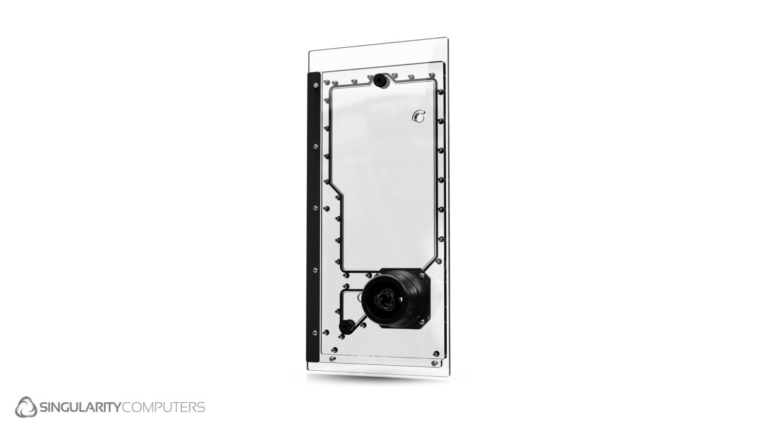 NZXT H9 Flow Front D5 Reservoir Distribution Plate - Singularity Computers