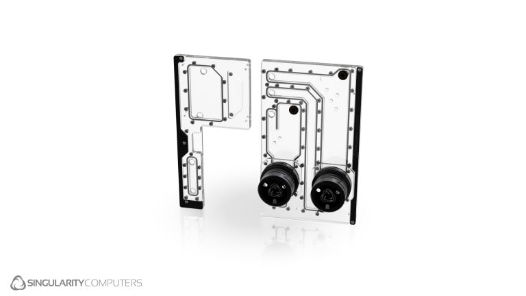 Lian Li V3000+ Dual Loop Distribution Plate Set - Singularity Computers