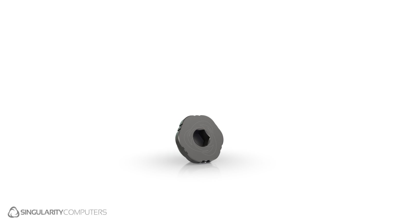 12/16 Soft Tube Compression Cerakote Fitting - Singularity Computers