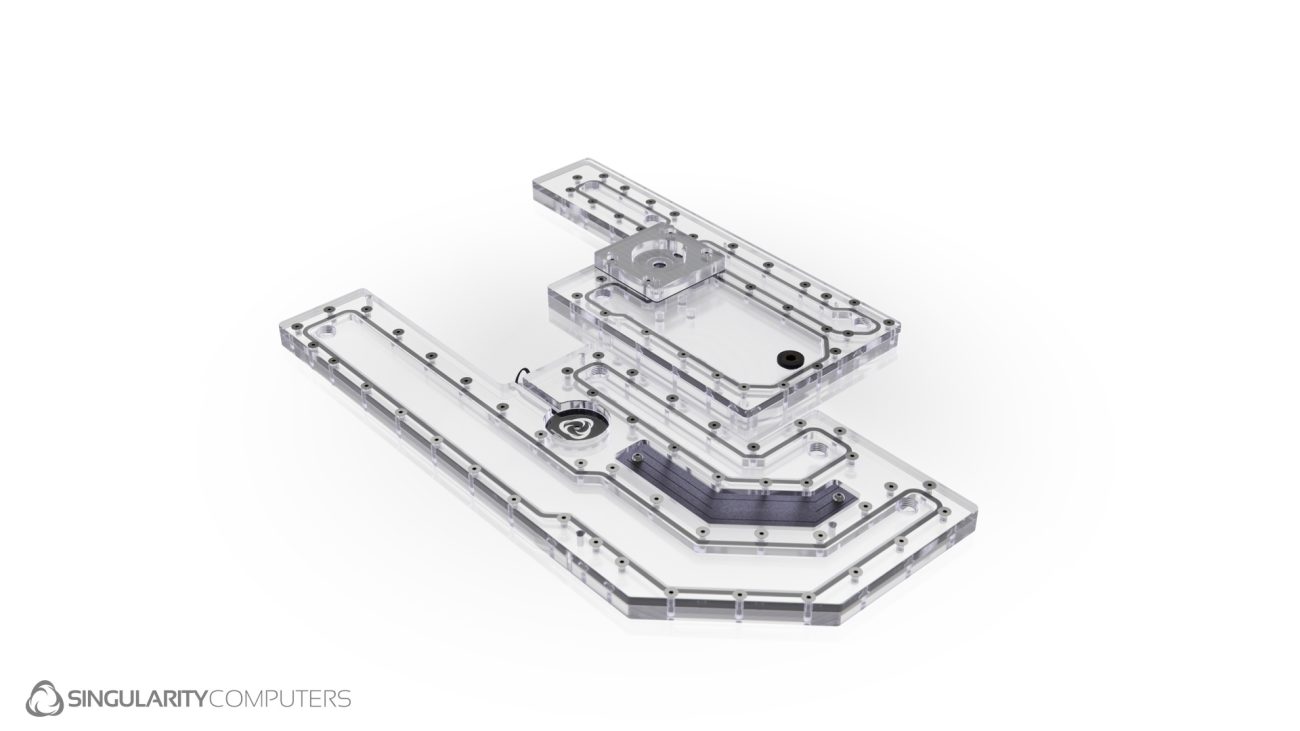 Hyte Y70 Distribution Plate Set - Singularity Computers