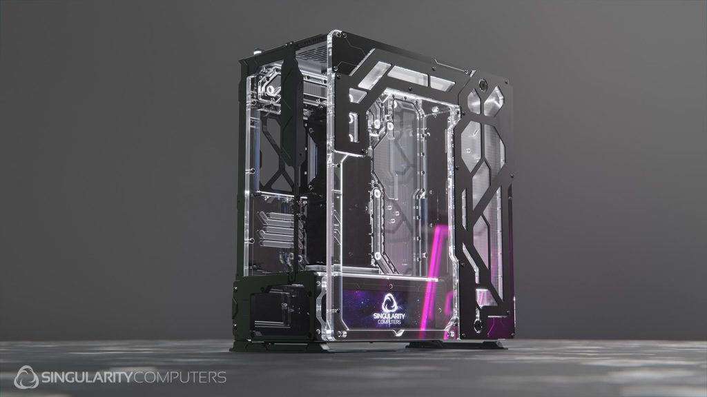 Spectre 4-M Dark Dual Loop Side Panel - Singularity Computers