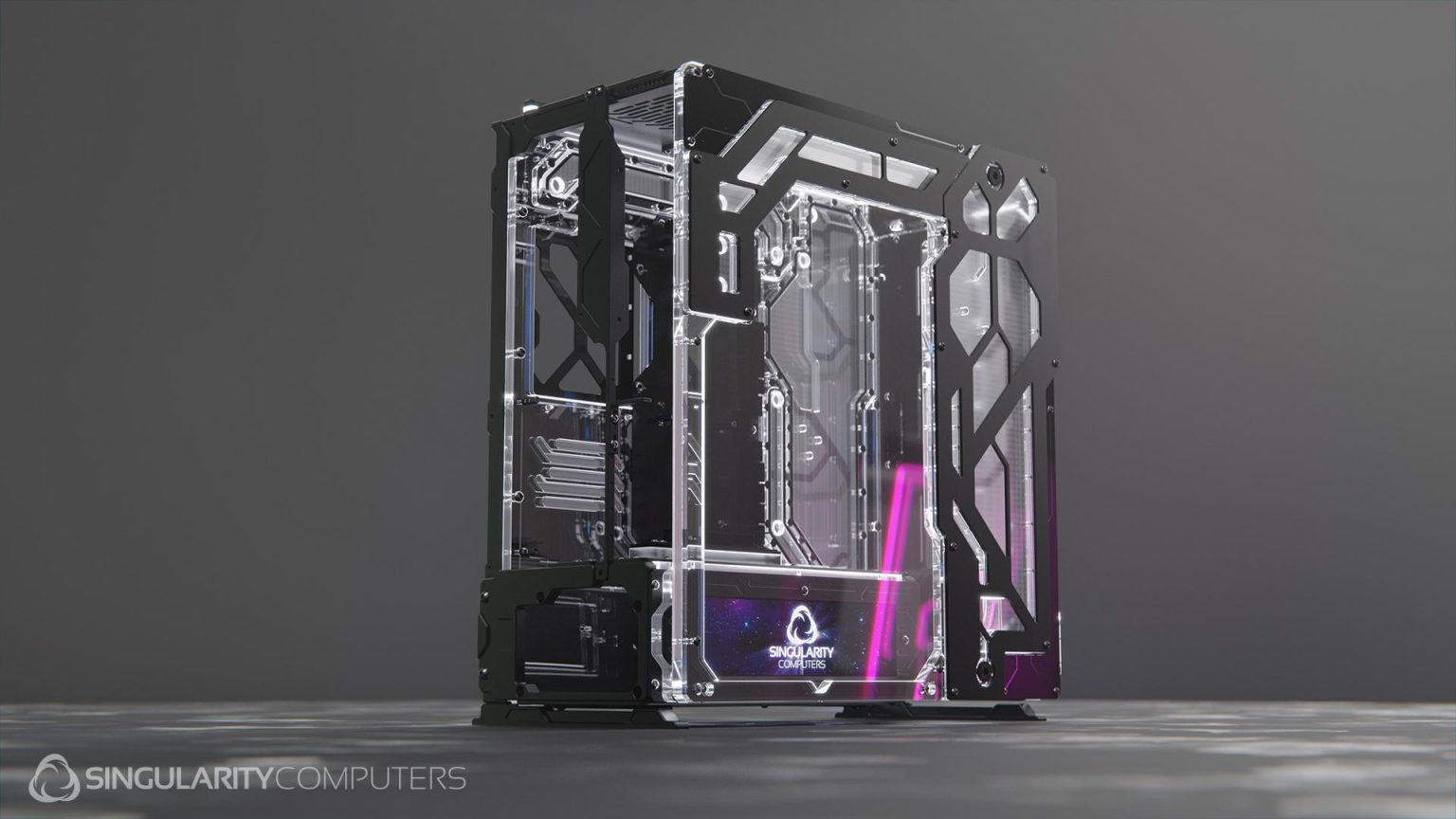 Spectre 4-M Dark Dual Loop Side Panel - Singularity Computers