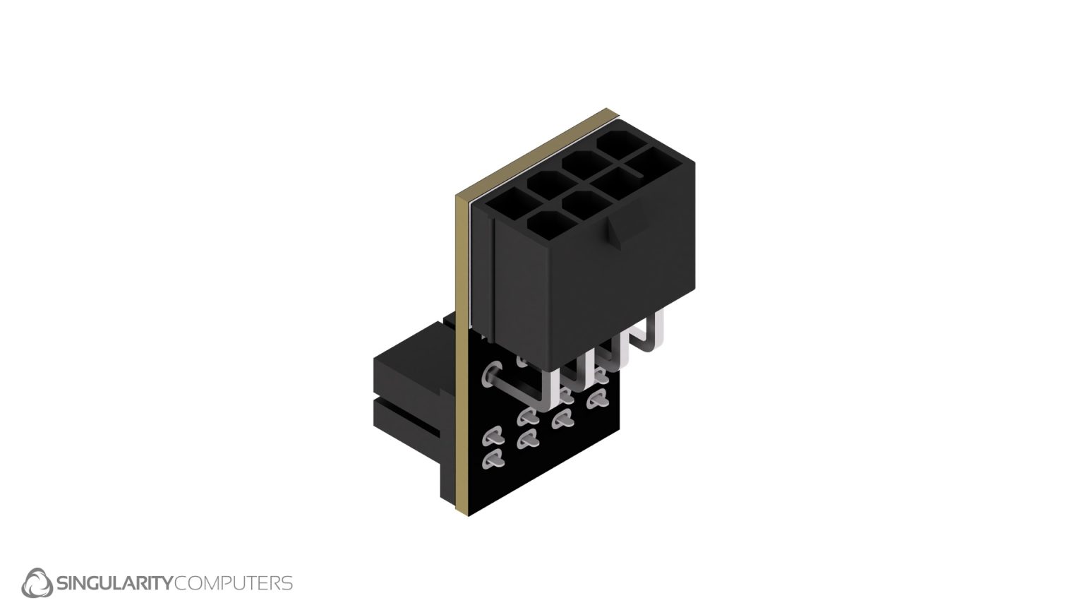 Shift 8pin PCIE 90 Degree Adaptor - Singularity Computers