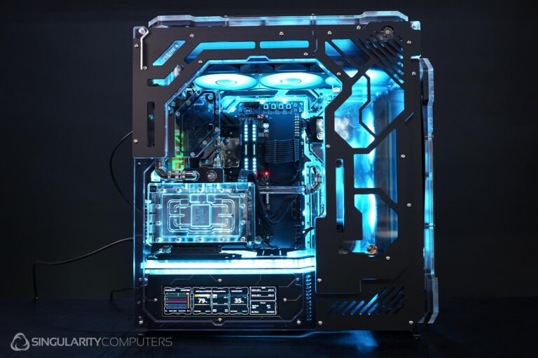 Build #109 Spectre 4 Aevum Dark Dual Loop - Singularity Computers