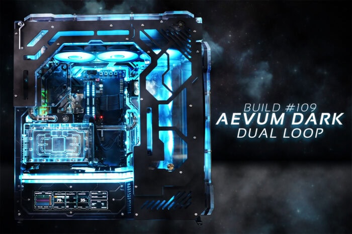 Build #109 Aevum Dark Dual Loop - Singularity Computers