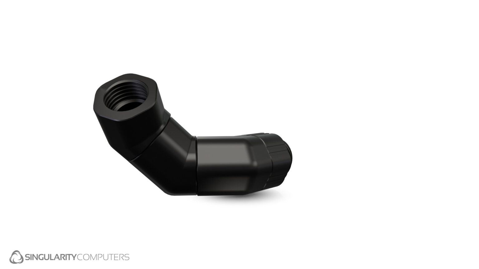 12/16 Soft Tube Compression Cerakote Fitting - Singularity Computers