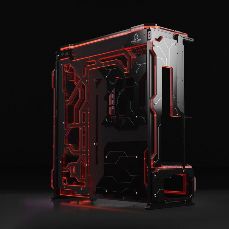 Introducing Spectre 4 Aevum Dark Black & Gold - Singularity Computers